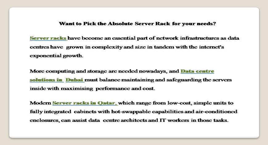 Free Download Want to Pick the Absolute Server Rack for your needs ...