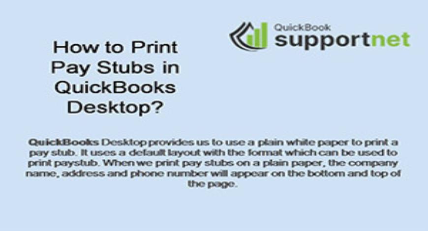 Free Download How to Print Pay Stubs in QuickBooks Desktop PowerPoint Presentation ...
