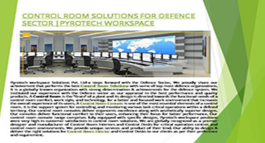 Free Download Control Room Solutions for Defence Sector PowerPoint ...