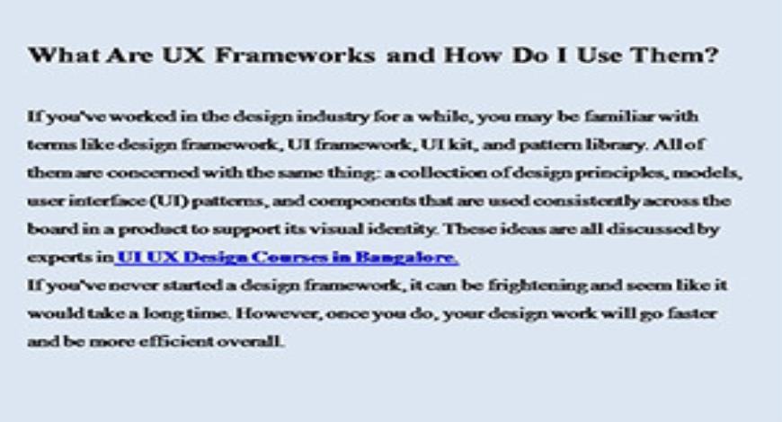 Free Download What Are UX Frameworks and How Do I Use Them PowerPoint ...