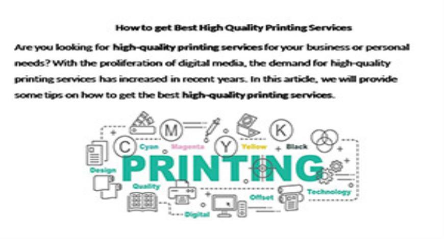 Free Download High Quality Printing Services PowerPoint Presentation ...