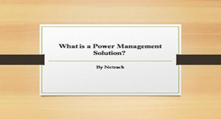 Free Download What is a Power Management Solution PowerPoint ...