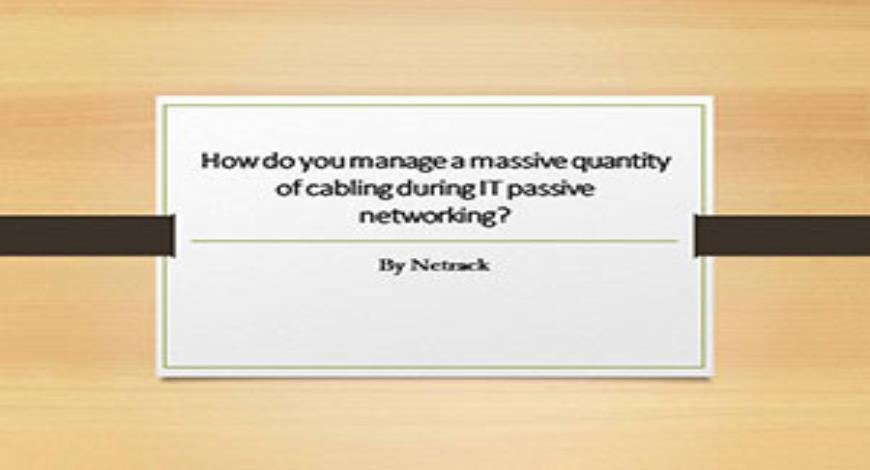 Free Download Massive quantity of cabling during IT passive networking ...