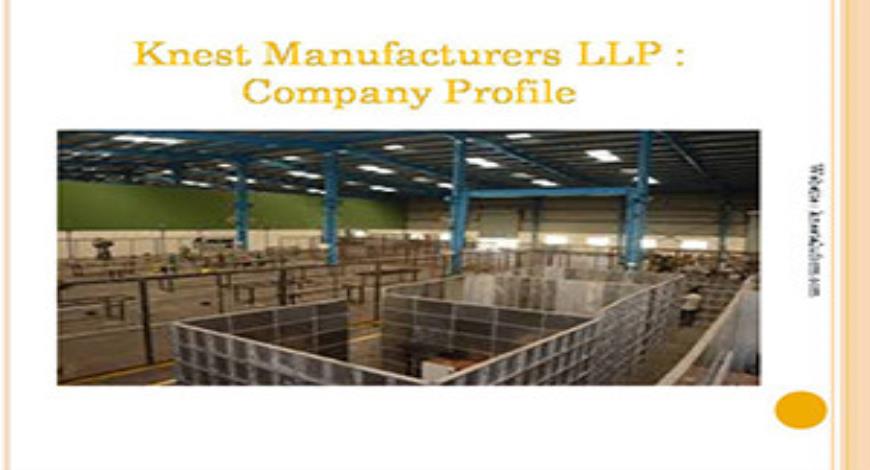 Free Download Knest Manufacturers LLP PowerPoint Presentation ...