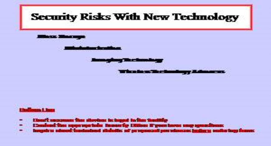 Free Download Security Risks With New Technology PowerPoint ...