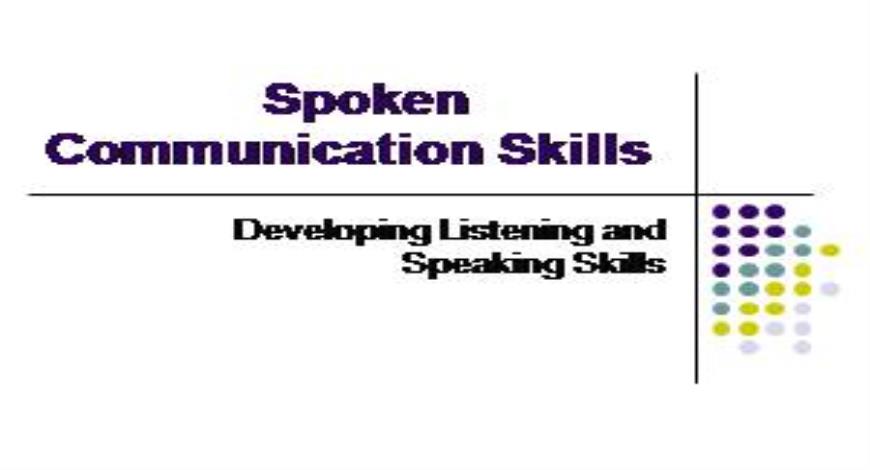 Free Download Spoken Communication Skills PowerPoint Presentation Slides