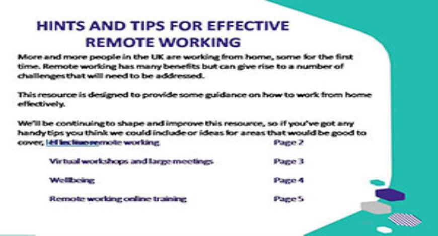 Free Download Hints and Tips for Effective Remote Working PowerPoint ...