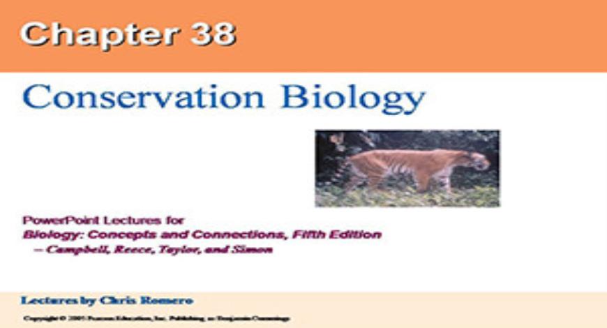 Free Download Conservation Biology PowerPoint Presentation ...