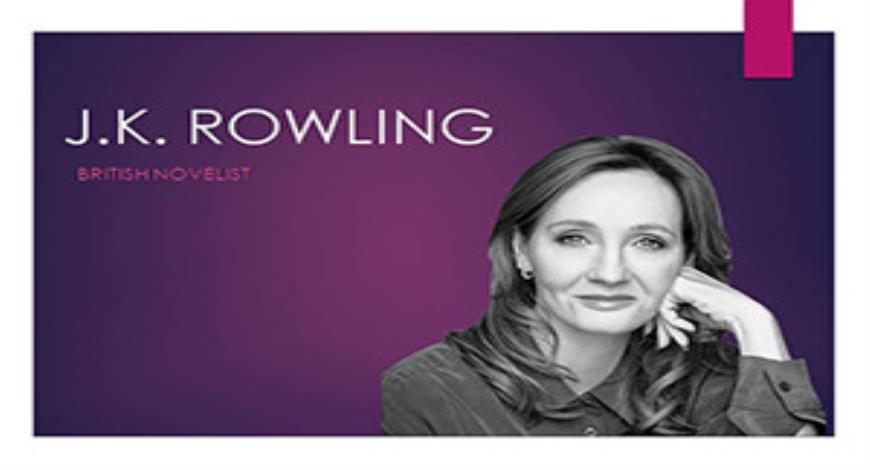 Free Download Joanne Rowling-J K Rowling PowerPoint Presentation ...