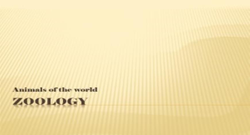 Free Download Zoology PowerPoint Presentation Slides