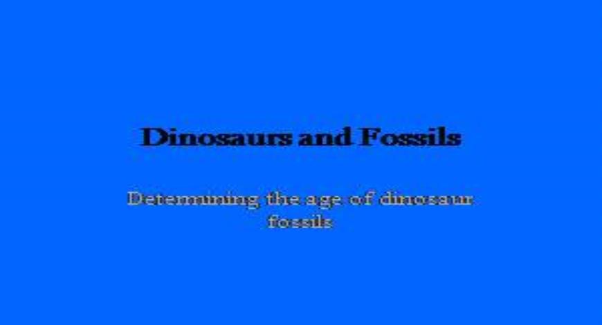 Free Download Dinosaurs and Fossils PowerPoint Presentation Slides