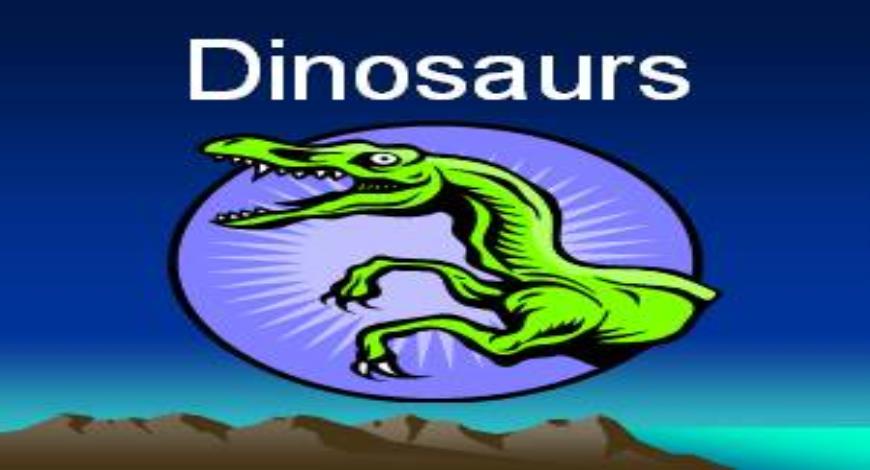 Free Download Dinosaurs EdZone PowerPoint Presentation Slides