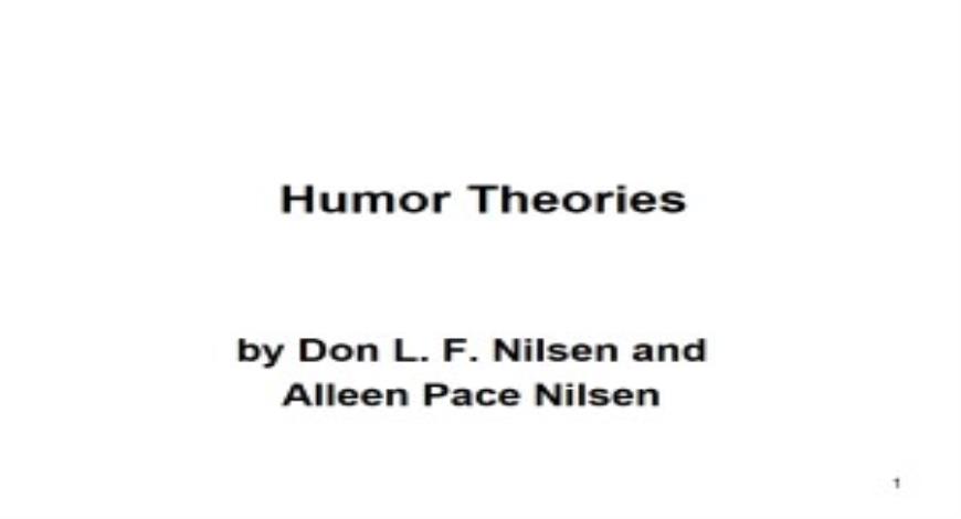 Free Download Humor theories PowerPoint Presentation Slides