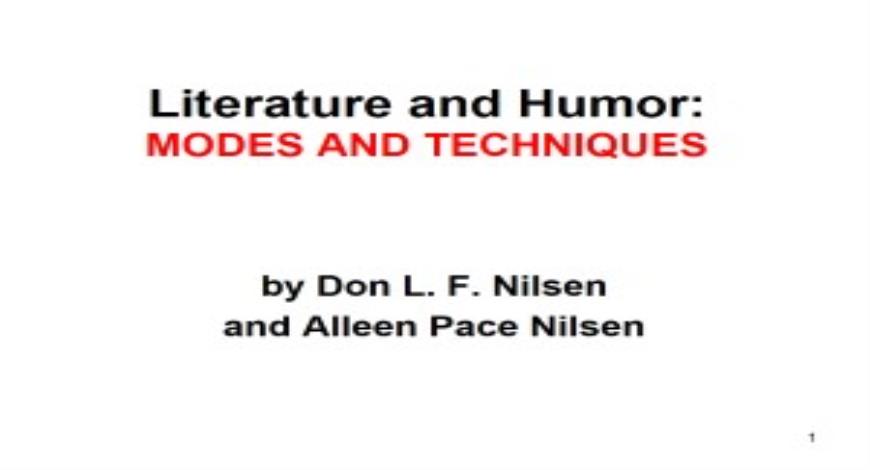 Free Download Literature and Humor PowerPoint Presentation Slides