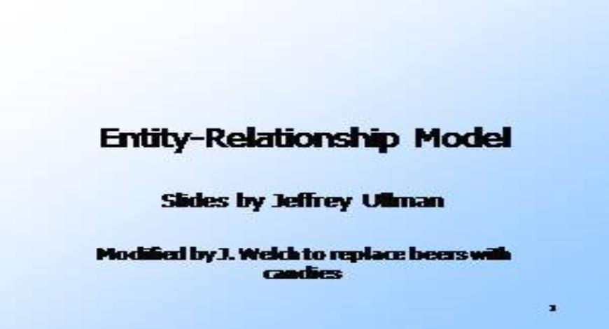 Free Download Entity Relationship Model PowerPoint Presentation Slides