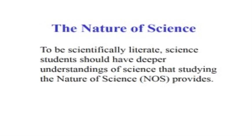 Free Download The Nature of Science PowerPoint Presentation Slides