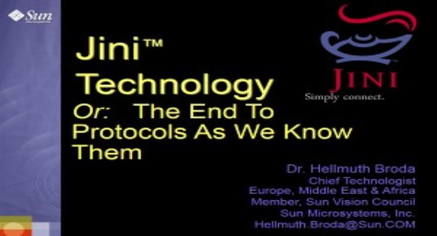 Free Download Jini Technology PowerPoint Presentation Slides