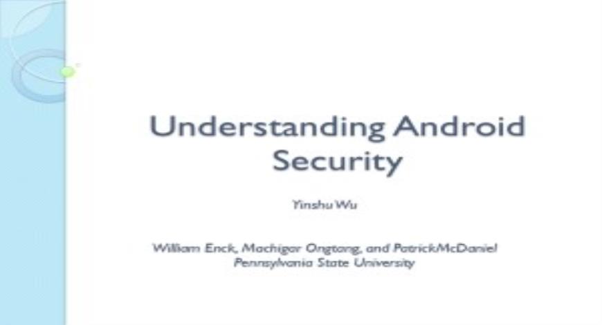 Free Download Understanding Android Security PowerPoint Presentation Slides