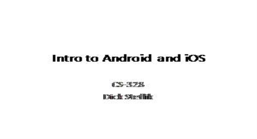 Free Download Intro to Android PowerPoint Presentation Slides
